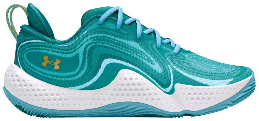 Buy Under Armour Spawn 6 'Circuit Teal White' - 3027769 300 | GOAT