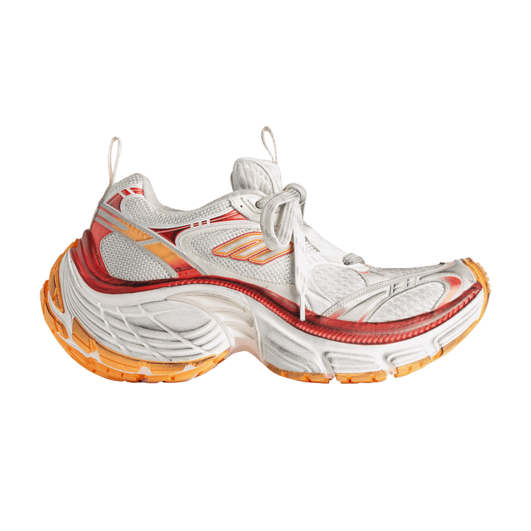Buy Balenciaga Wmns 10XL Sneaker 'Worn-Out - White Red Orange' - 792778 ...