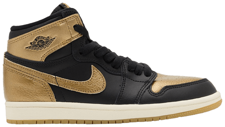 Buy Air Jordan 1 Retro High OG GS 'Black Metallic Gold' - FD1437 071 | GOAT