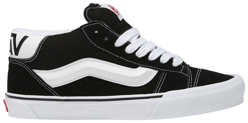 Buy Vans Knu Mid 'Black White' - VN000CQ96BT | GOAT