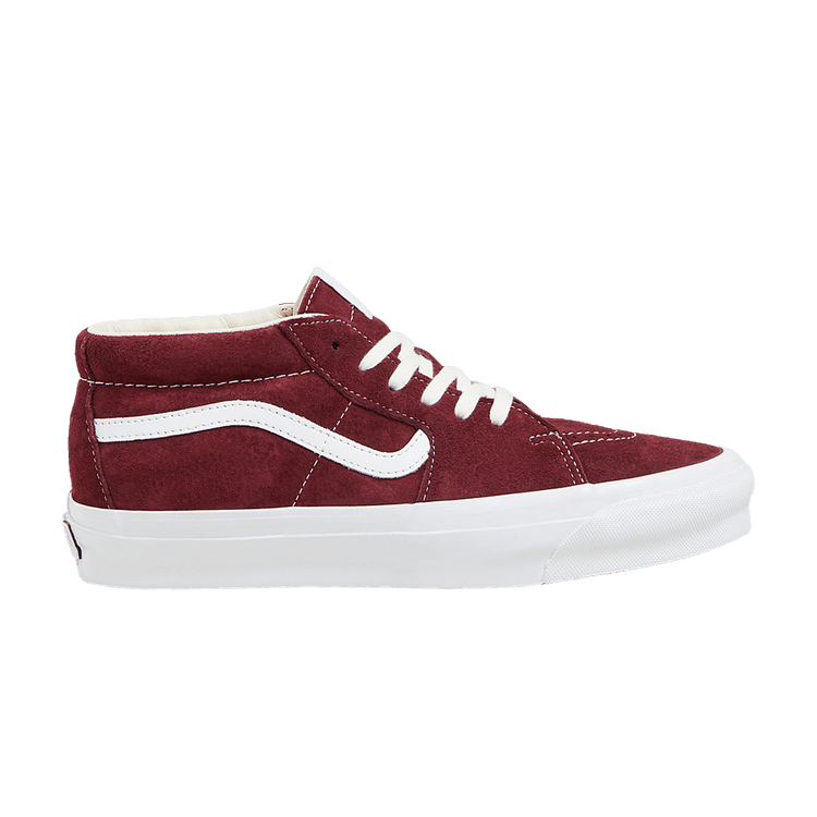 Buy Vans Premium Sk8-Mid 83 'Port Royale Burgundy' - VN000CQQ4QU | GOAT