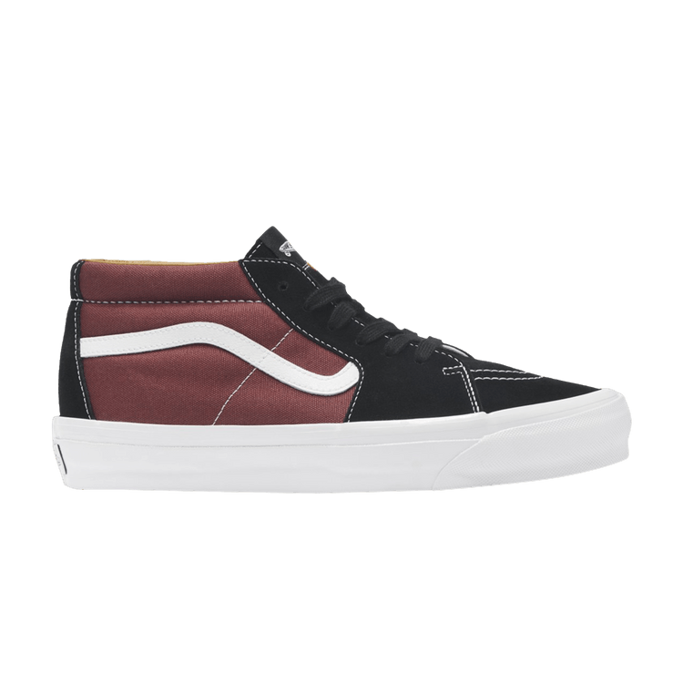 Buy Vans Premium Sk8-Mid 83 'Black Russet Maroon' - VN000CQQCLD | GOAT
