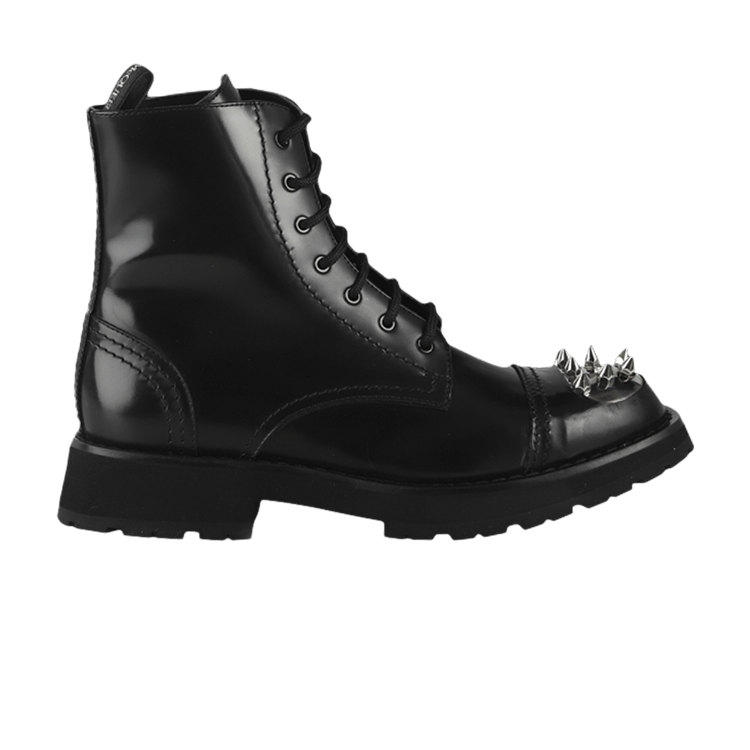 Buy Alexander McQueen Punk Stud Boot 'Black' - 705080 WIC63 1081 | GOAT