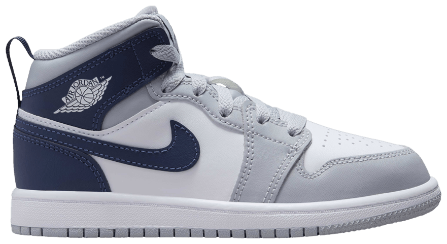 Buy Air Jordan 1 Mid PS 'Wolf Grey Midnight Navy' - DQ8424 104 | GOAT