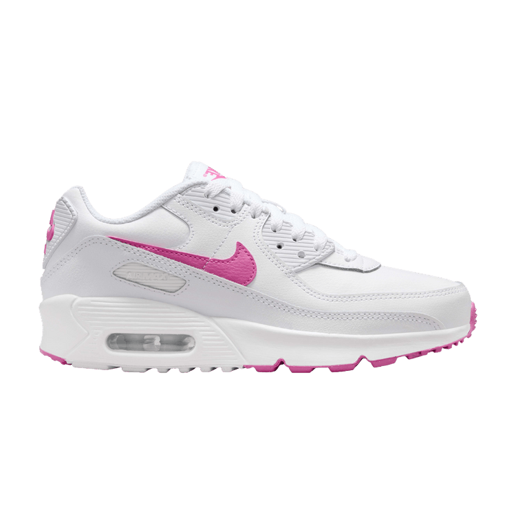Buy Nike Air Max 90 GS 'White Laser Fuchsia' - HF6358 101 | GOAT
