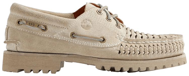 Buy END. x 3-Eye Classic Lug Boat 'White Suede' - TB0A6A7FE Buy END. x 3-Eye Classic Lug Boat 'White Suede' - TB0A6A7FE