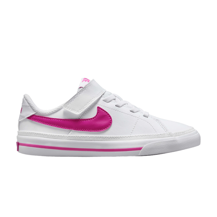Buy Nike Court Legacy PS 'White Laser Fuchsia' - DA5381 124 | GOAT