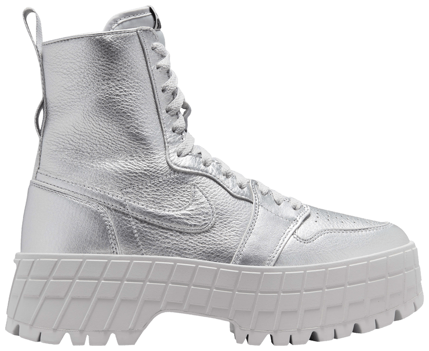 Buy Wmns Air Jordan 1 High Brooklyn 'Metallic Silver' - FJ5737 002 | GOAT