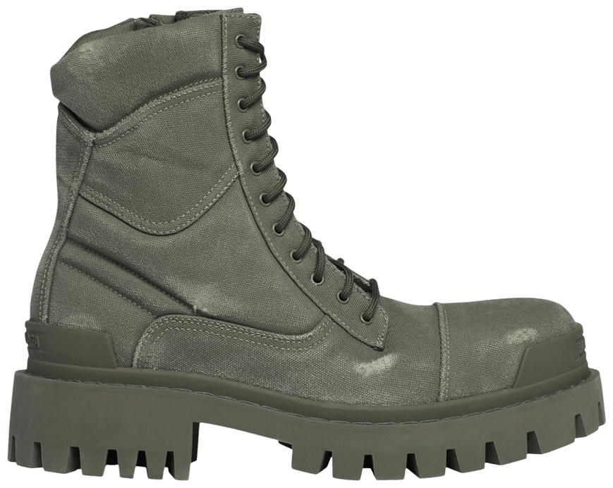 Buy Balenciaga Combat Strike Boot 'Worn-Out - Khaki' - 694042 W2H11 ...