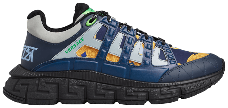 Buy Versace Trigreca 'Blue Black' - DSU8094 1A06435 6U820 | GOAT