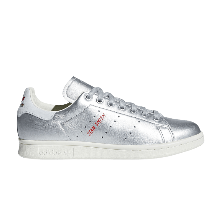 Buy Adidas Wmns Stan Smith 'Silver Metallic Red' - B41750 | GOAT