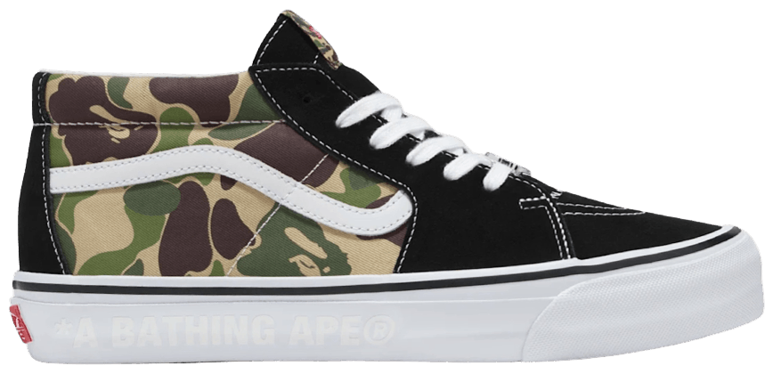 Buy BAPE x Sk8-Mid 83 'ABC Camo' - VN000MZGCX3 | GOAT