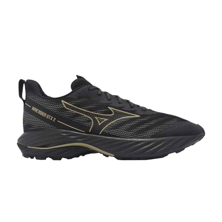 Buy Mizuno Wave Rider GORE-TEX 2 2E Wide 'Black Gold' - J1GC248001 | GOAT