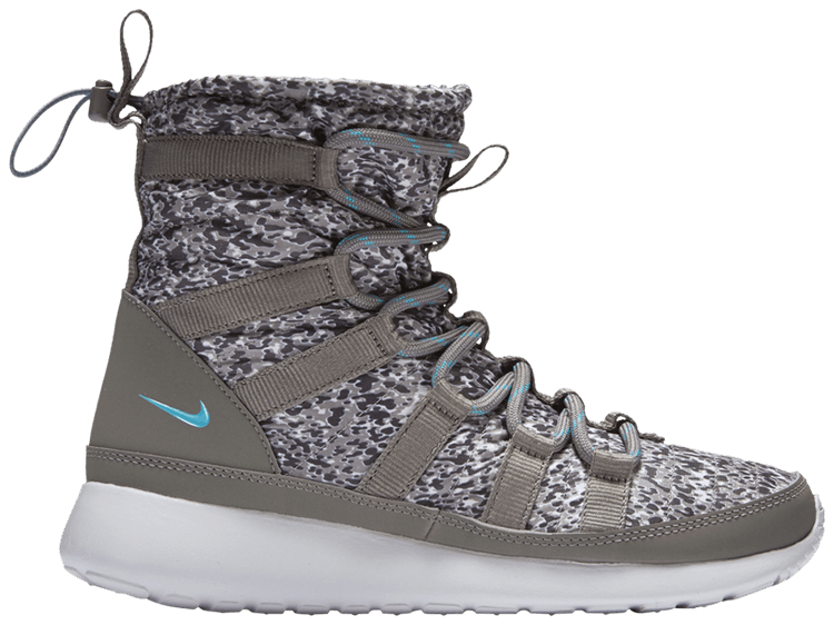 Buy Nike Wmns Roshe Run Hi SneakerBoot 'Light Ash Grey Camo' - 616724 ...