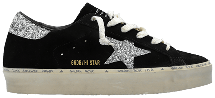 Buy Golden Goose Wmns Hi Star 'Black Silver' - GWF00118 F006389 90179 ... Buy Golden Goose Wmns Hi Star 'Black Silver' - GWF00118 F006389 90179 ...