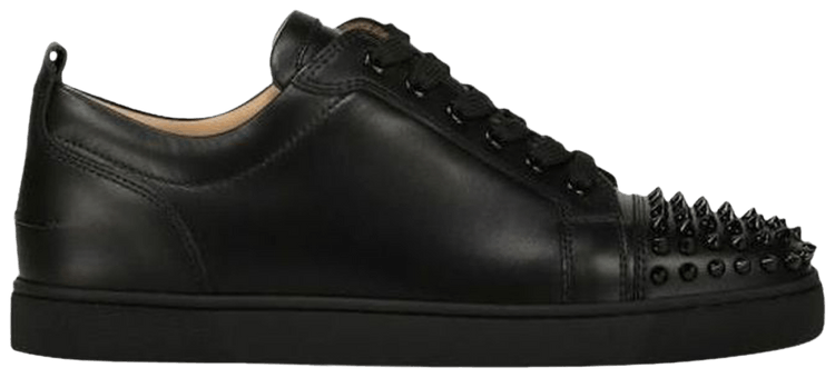 Buy Christian Louboutin Louis Junior Spikes Flat 'Black Buy Christian Louboutin Louis Junior Spikes Flat 'Black