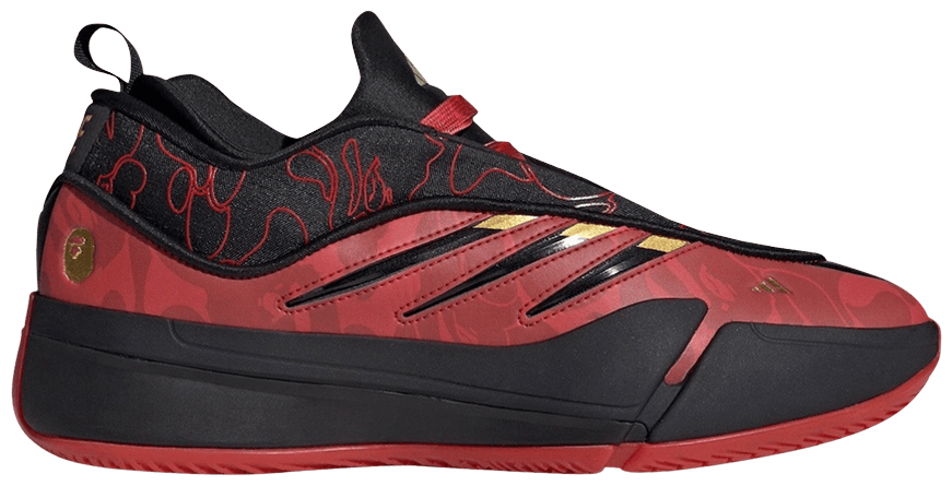 Buy BAPE x Dame 9 'Black Scarlet' - IH0786 | GOAT