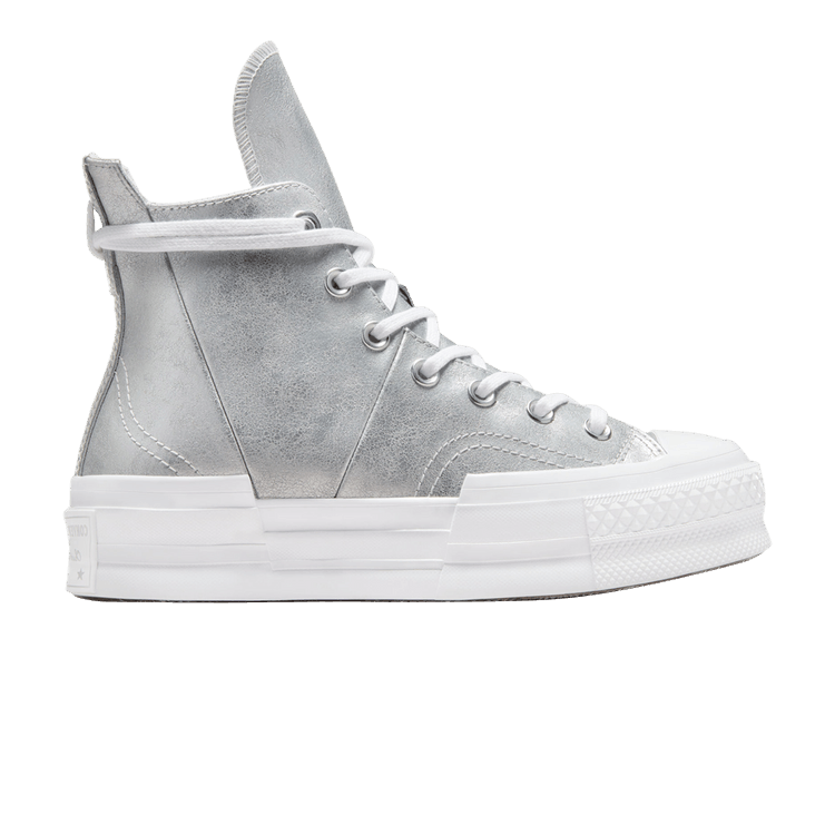 Buy Converse Chuck 70 Plus High 'Chrome - Silver' - A12501C | GOAT