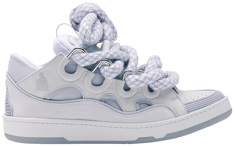 Buy Lanvin Curb Sneakers 'Snake Laces - White Grey' - FM SKRK11 DRCO H240013 | GOAT