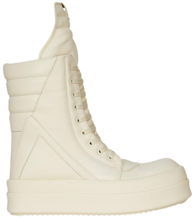 Buy Rick Owens Porterville Mega Geobasket High 'Milk' - RR02D6855 LCO ...