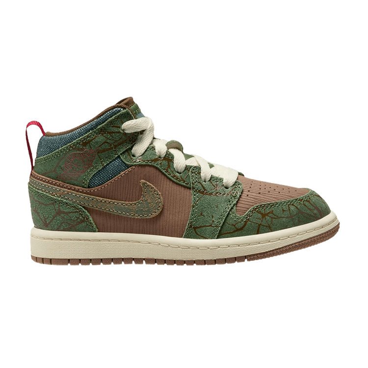 Buy Air Jordan 1 Mid PS 'Treeline' - FQ8102 200 | GOAT