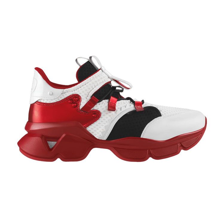 Buy Christian Louboutin Red Runner Flat 'White Black Red' - 3191623 ...