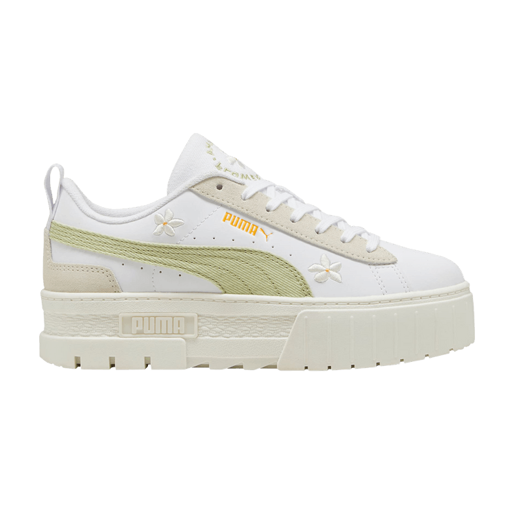 Buy Puma Wmns Mayze 'Floral Embroidery - White Pistachio Green ...
