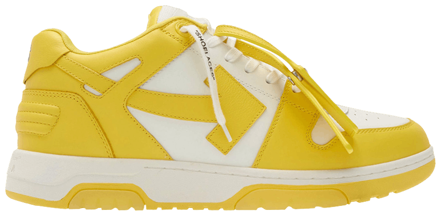 Buy Off-White Out of Office 'Yellow' - OMIA189F22LEA001 0118 | GOAT