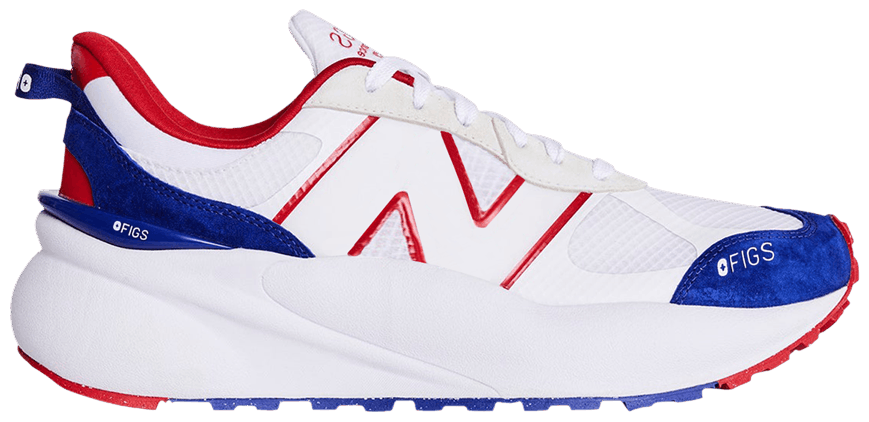 Buy FIGS x New Balance 3447 'White Winning Blue' - U3447LA | GOAT