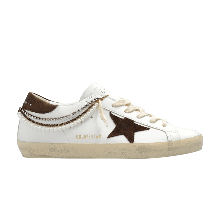 Buy Golden Goose Golden Wmns Goose Superstar 'Chain - White Brown ...