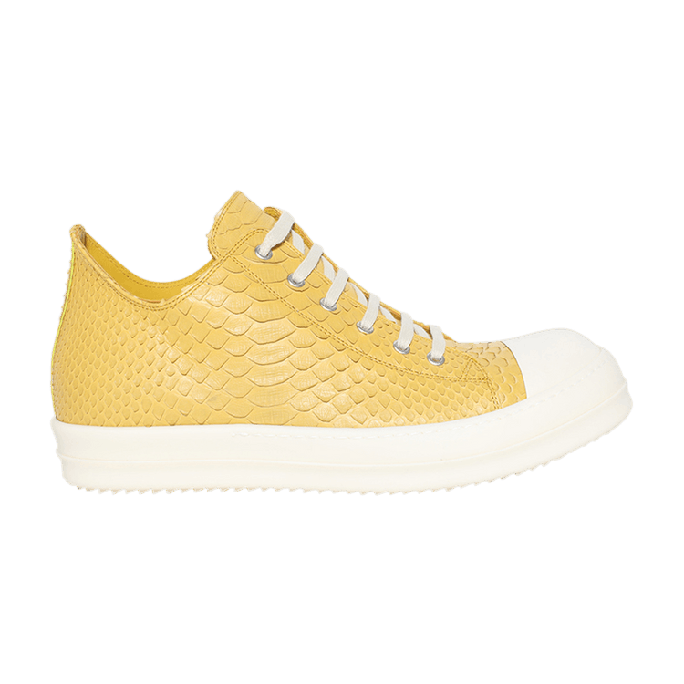 Buy Rick Owens Porterville Low 'Lemon Python' - RU02D6891 LPYM 1211 | GOAT