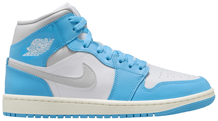 Buy Wmns Air Jordan 1 Mid 'Dark Powder Blue' - BQ6472 400 | GOAT