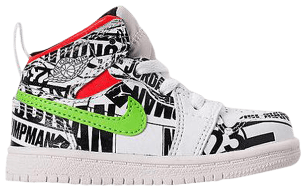 Buy Air Jordan 1 Mid TD 'Over-Print Logos' - 640735 143 | GOAT