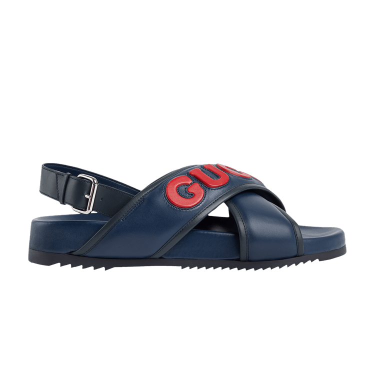 Buy Gucci Crossover Sandal 'Blue Red' - 742024 AABYS 4058 | GOAT