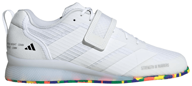 Buy Adipower Weightlifting 3 'White Multi-Color Sole' - IF0521 | GOAT