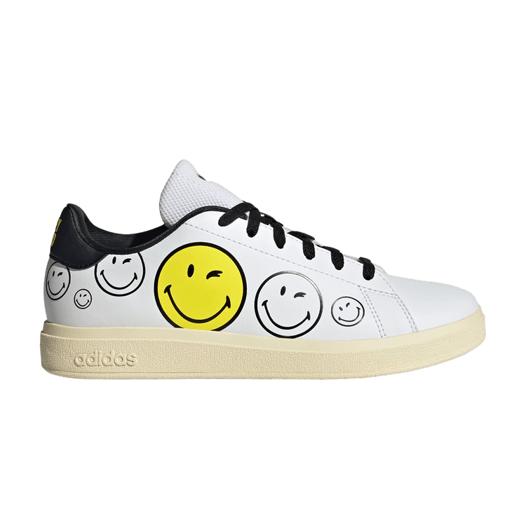 Buy Smiley x adidas Advantage Base 2.0 J 'Smiley Graphics' - IH6276 | GOAT