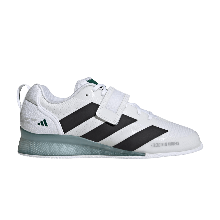 Buy Adipower Weightlifting 3 'White Black Collegiate Green' - IH8233 | GOAT