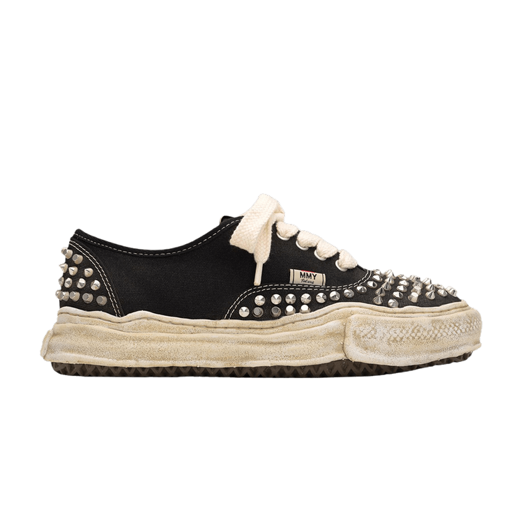 Buy Maison Mihara Yasuhiro Baker OG Sole Studded Canvas Low 'Black ...
