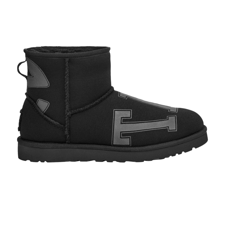 Buy Telfar x UGG Fleece Mini Boot 'Black' - 1131290 BLK | GOAT