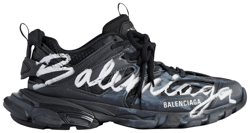 Buy Balenciaga Track Sneaker 'Signature - Black White' - 542023 WTRHW ...