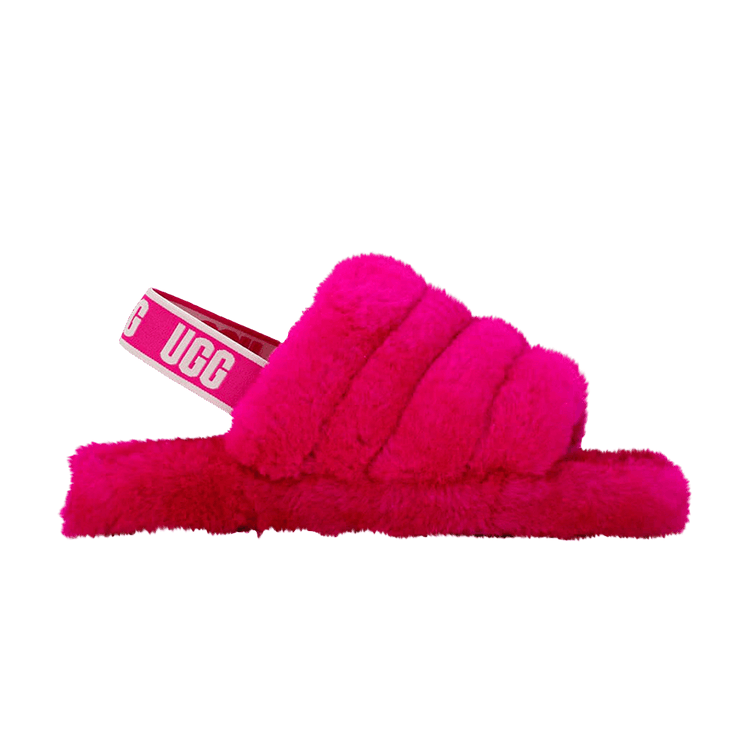 Buy UGG Fluff Yeah Slide Kids 'Rock Rose' - 1098494K RCR | GOAT DE