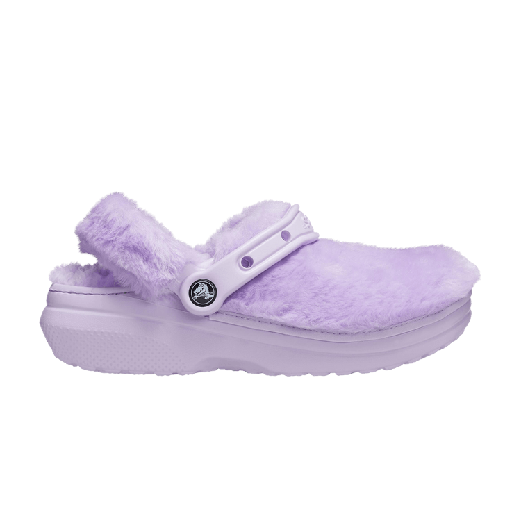 Buy Crocs Wmns Classic Lined Clog 'Fur Sure - Lavender' - 207303 530 | GOAT