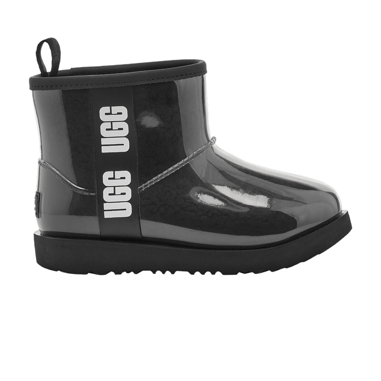 Buy UGG Classic Clear Mini II Boot Kids 'Black' - 1112386K BLK | GOAT