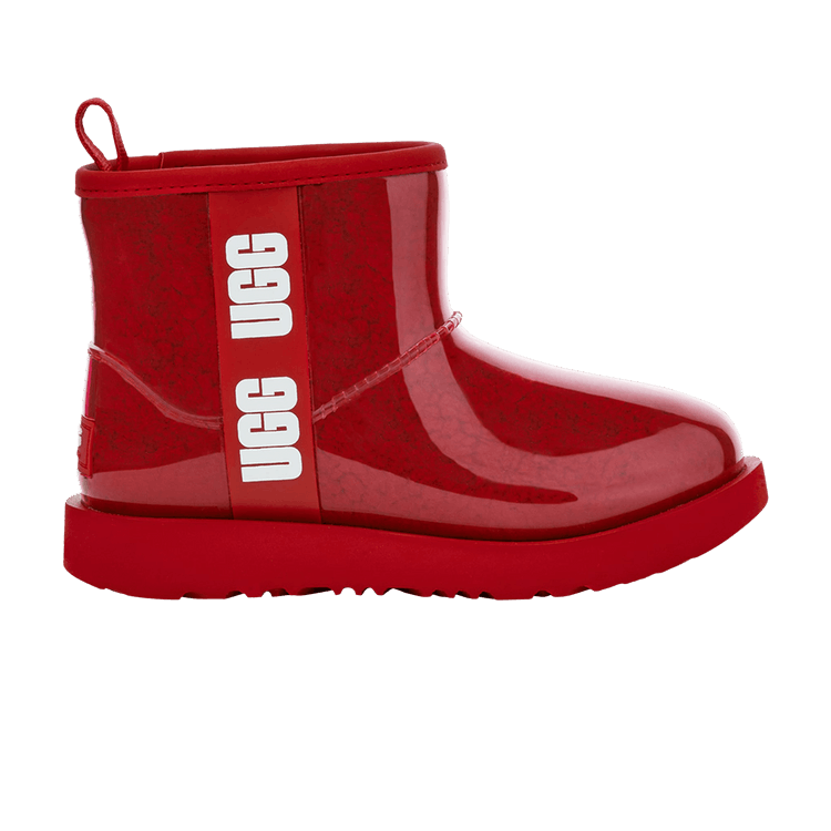 Buy UGG Classic Clear Mini II Boot Kids 'Samba Red' - 1112386K SBR | GOAT