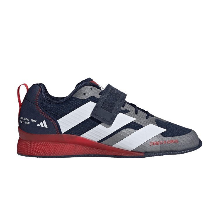 Buy Adipower Weightlifting 3 'Navy Blue Scarlet' - HQ3527 | GOAT