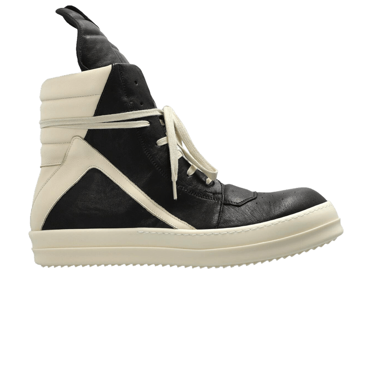 Buy Rick Owens Geobasket High 'Black Milk' - RU01E5894 LGYLCO 911 | GOAT