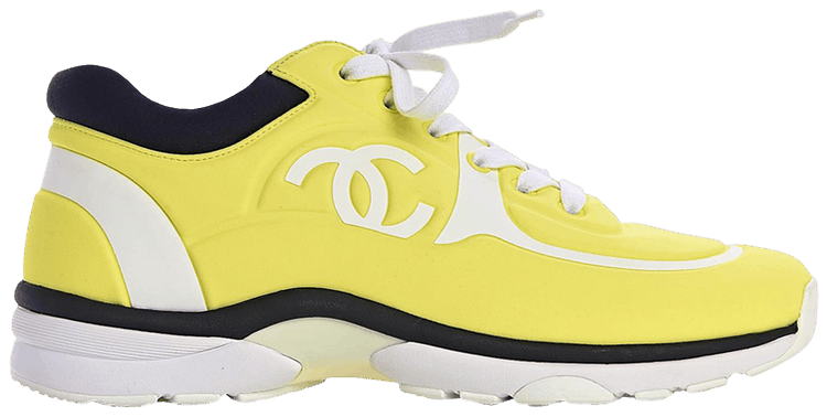 Buy Chanel CC Logo Sneaker 'Yellow' - G34796 Y53285 C1495 | GOAT