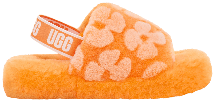 Buy UGG Fluff Yeah Slide Kids 'California Poppy' - 1119839K CPPP | GOAT