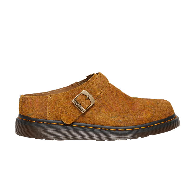 Buy Isham Marbled Suede Slingback Mule 'Brown Mustard' - 30628295 | GOAT