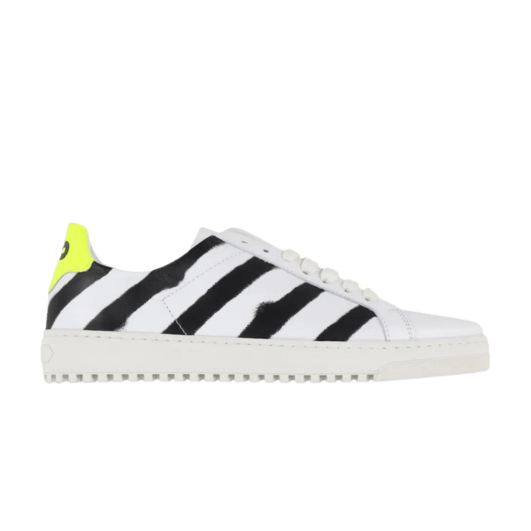 Buy Off-White Wmns Spray Diagonals Sneaker 'White Black Neon Yellow ...